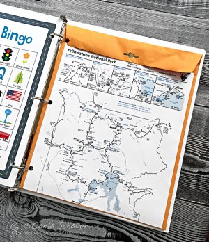Decorate a Road Trip Travel Binder for Tweens - Carla Schauer Designs