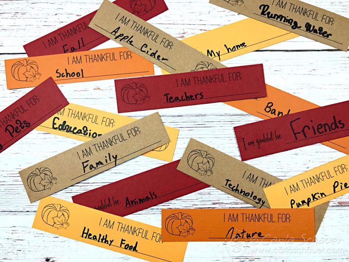 Gratitude Chain: A Printable Thanksgiving Activity for Families ...