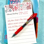 This Cute February Reading Log Makes an Easy Valentine Craft - Carla ...