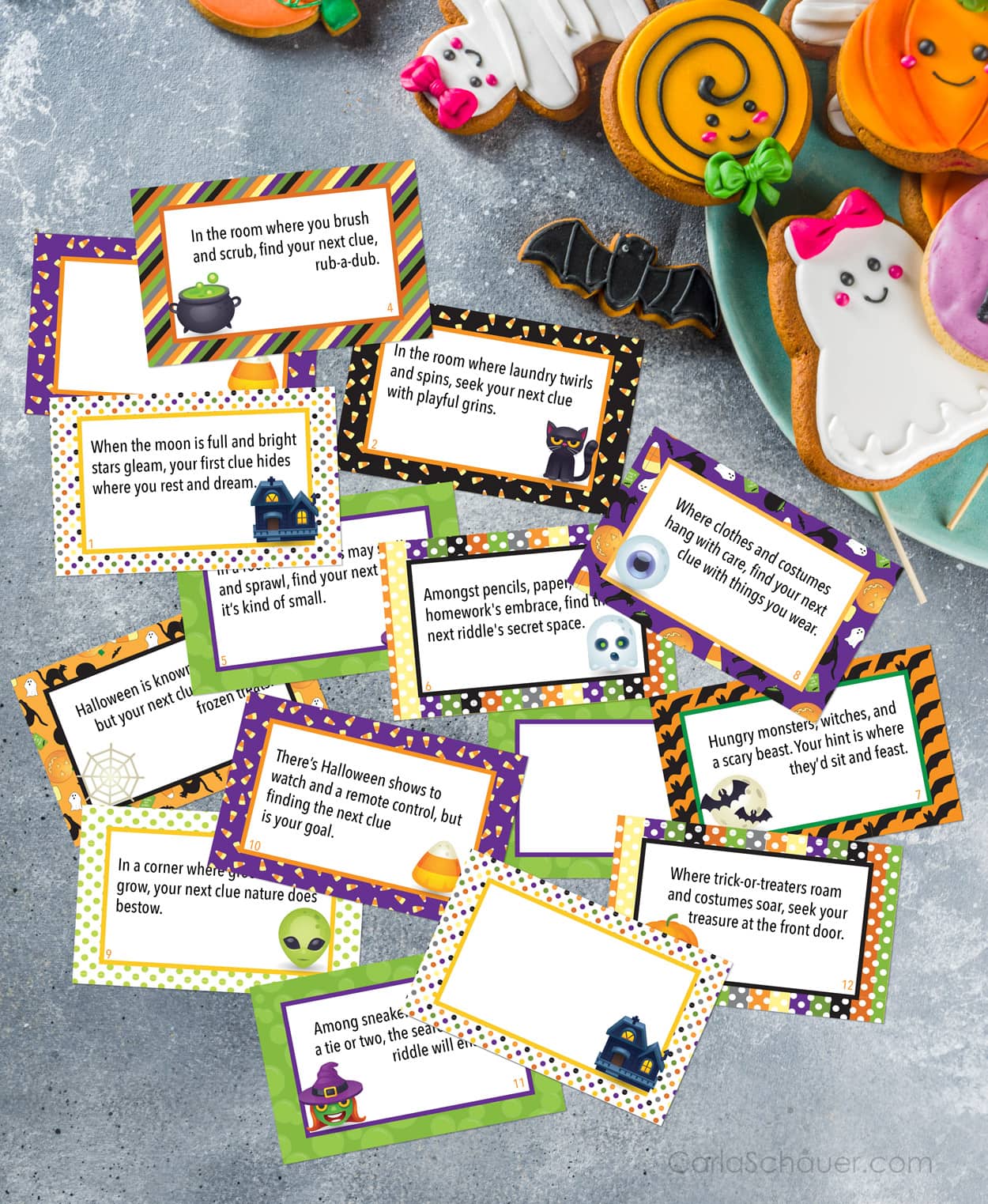 Halloween Scavenger Hunt Clues For Kids free Printable Carla halloween-scavenger-hunt-clues-for-kids-free-printable-carla
