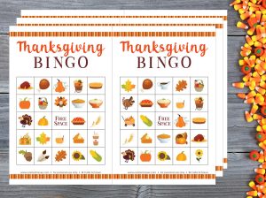 Free Printable Thanksgiving Bingo Cards for All Ages - Carla Schauer ...